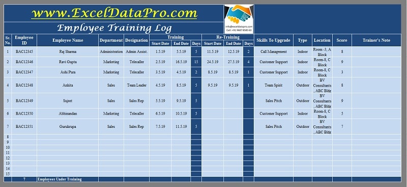 Sample Data For Excel Training Lopaspharmacy